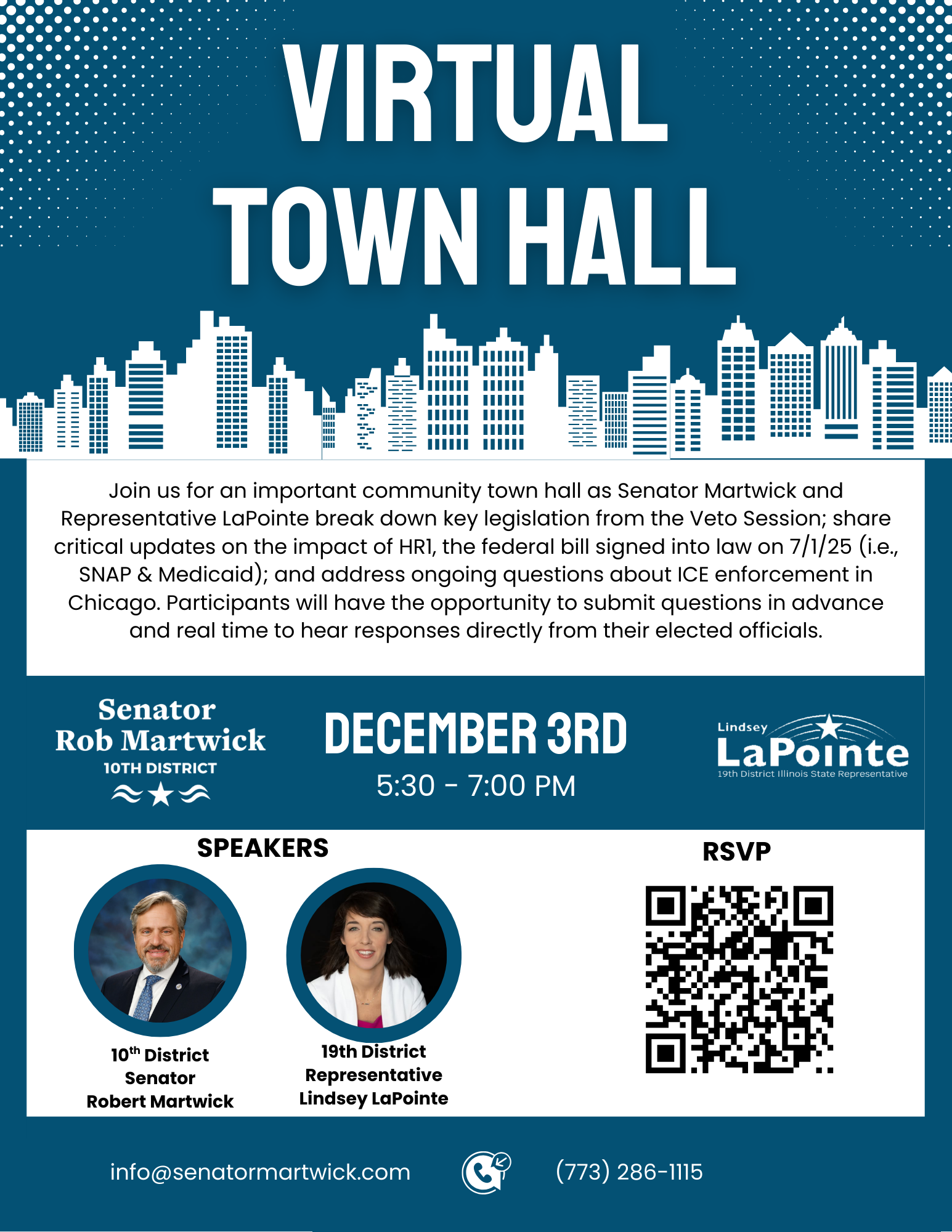 Virtual Town Hall: October 3rd - Lindsey LaPointe State Representative